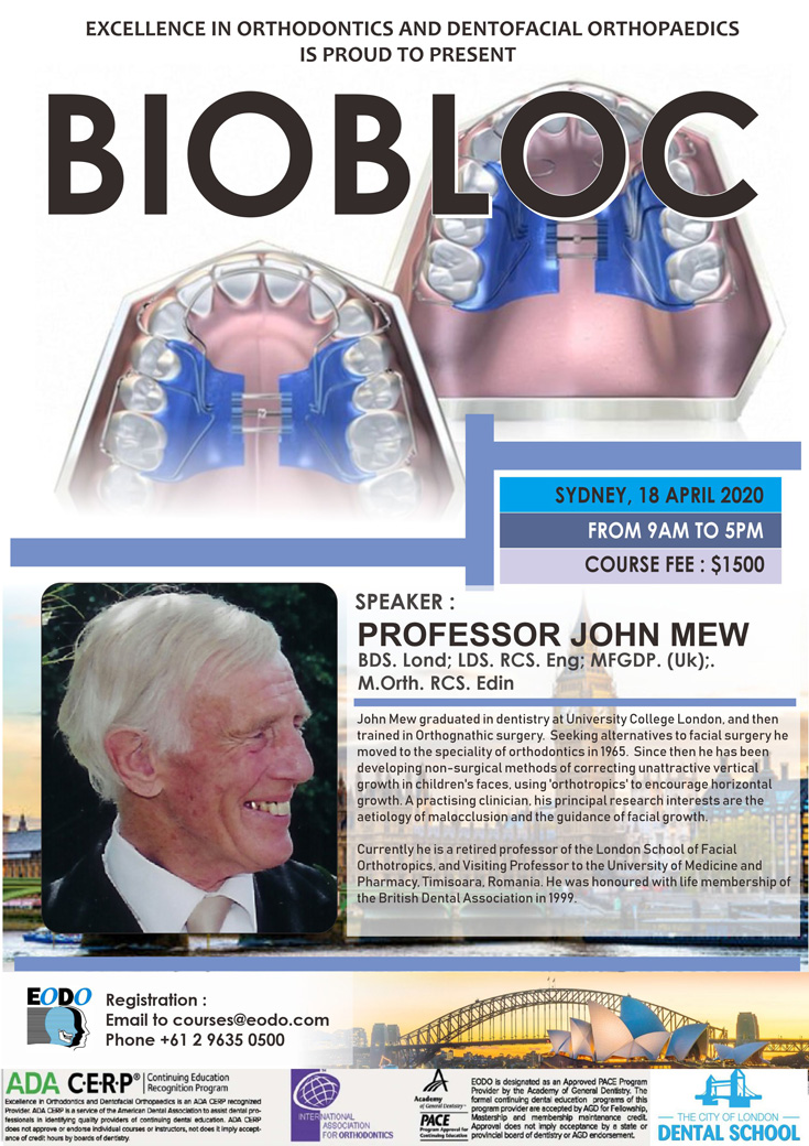 Prof John Mew Course | EODO